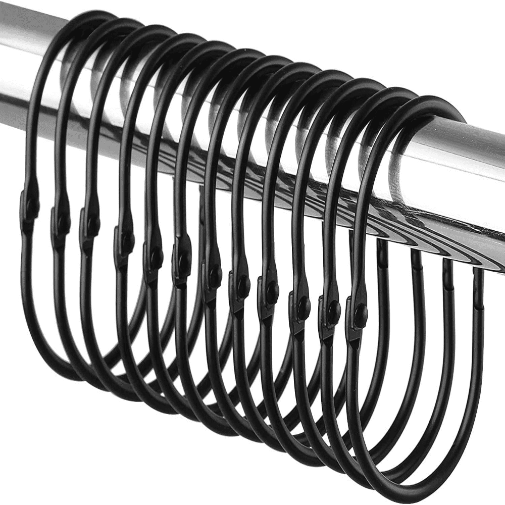 Click here for Yuan Ou 50pcs Shower Curtain Rings Long-Term Use R... prices