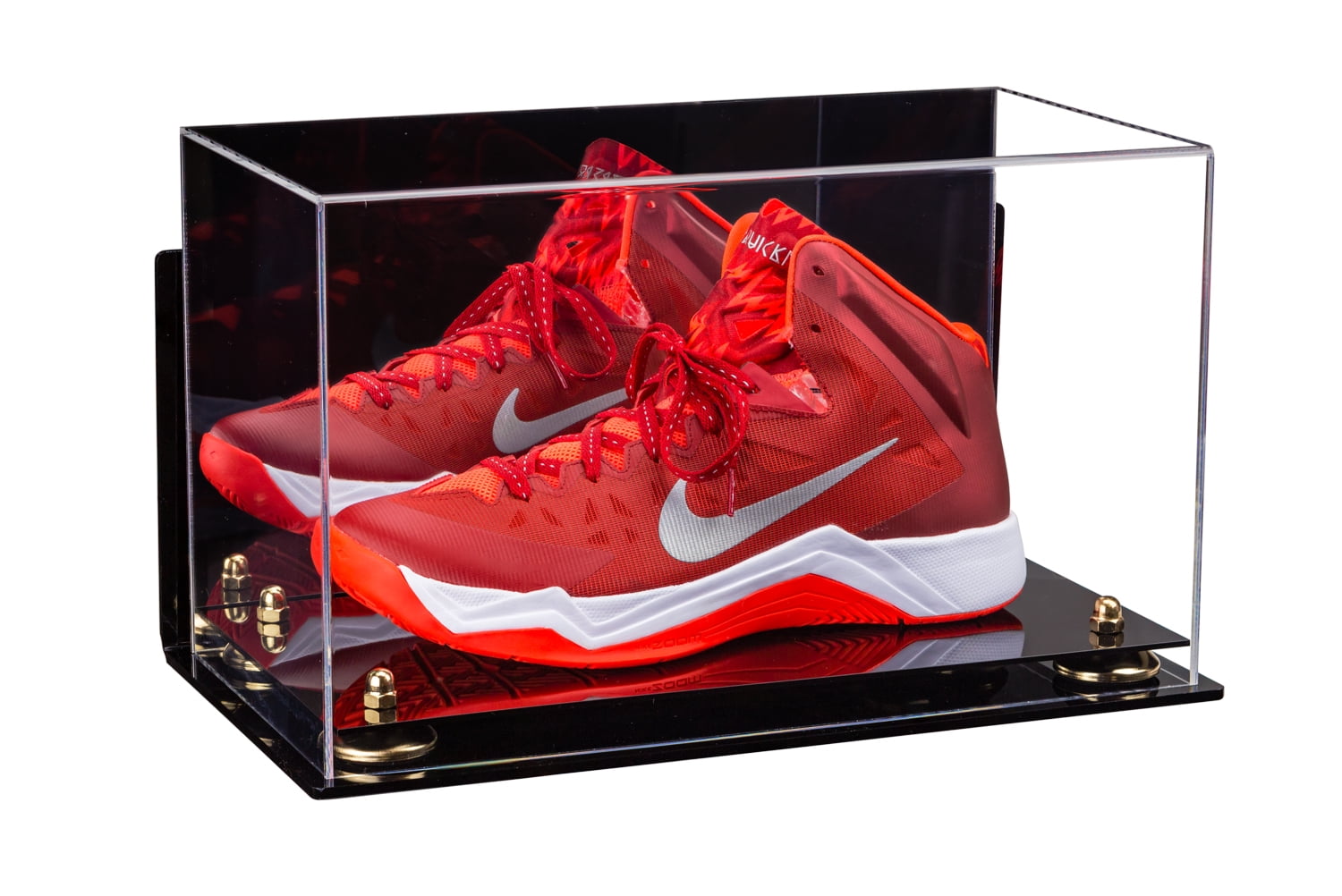 Deluxe Acrylic Large Shoe Display Case for Basketball Shoe Soccer Cleat ...