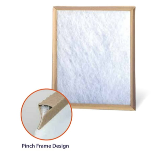 AquaNation 20X20x1 MERV 4 Polyester Fiberglass AC Furnace Air Filters ...