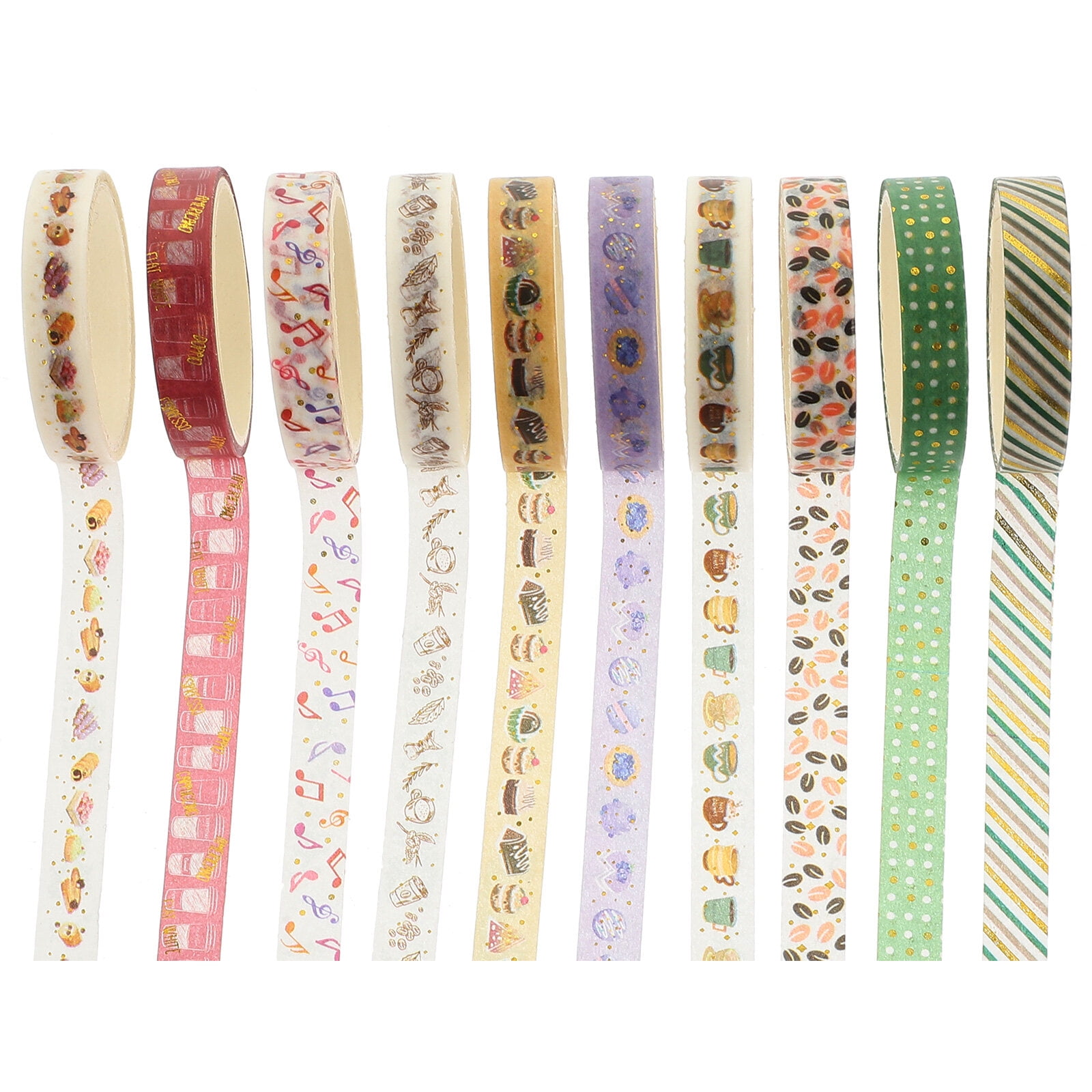Click here for Har Adhesive 10 Rolls Decorative Washi Tape Decora... prices