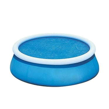 8.9 ft Blue Round Floating Solar Cover for Steel Frame Swimming Pool ...