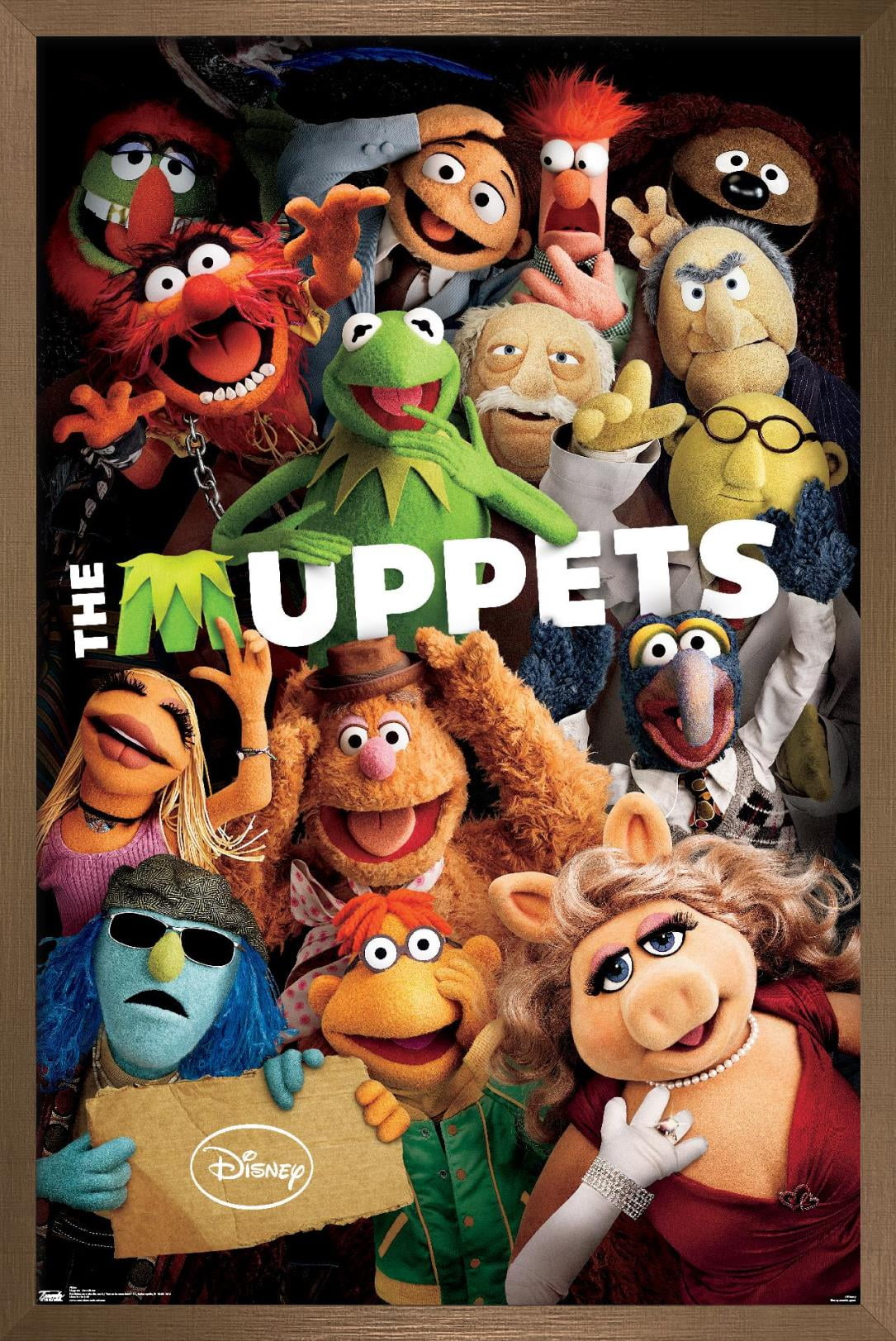 Disney The Muppets - One Sheet Wall Poster, 22.375" x 34", Framed ...