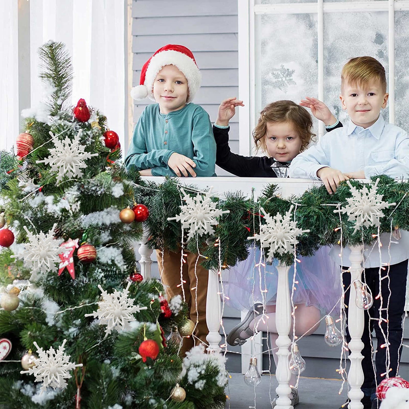 Click here for Apmemiss Christmas Clearance 12cm Snowflake Orname... prices