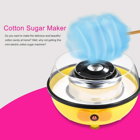 Super Mini Portable Electric Cotton Sugar Maker Candy Floss Machine EU ...