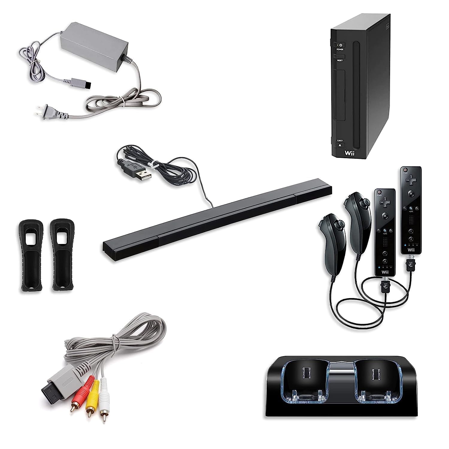 Click here for Nintendo Wii Console  Black Premium Bundle (Renewe... prices