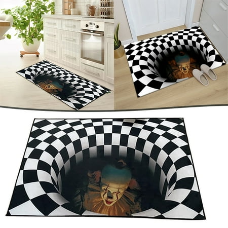 VALINK IT 3D Hole Doormat Caretive Vortex Illusion Doormat Stereo ...
