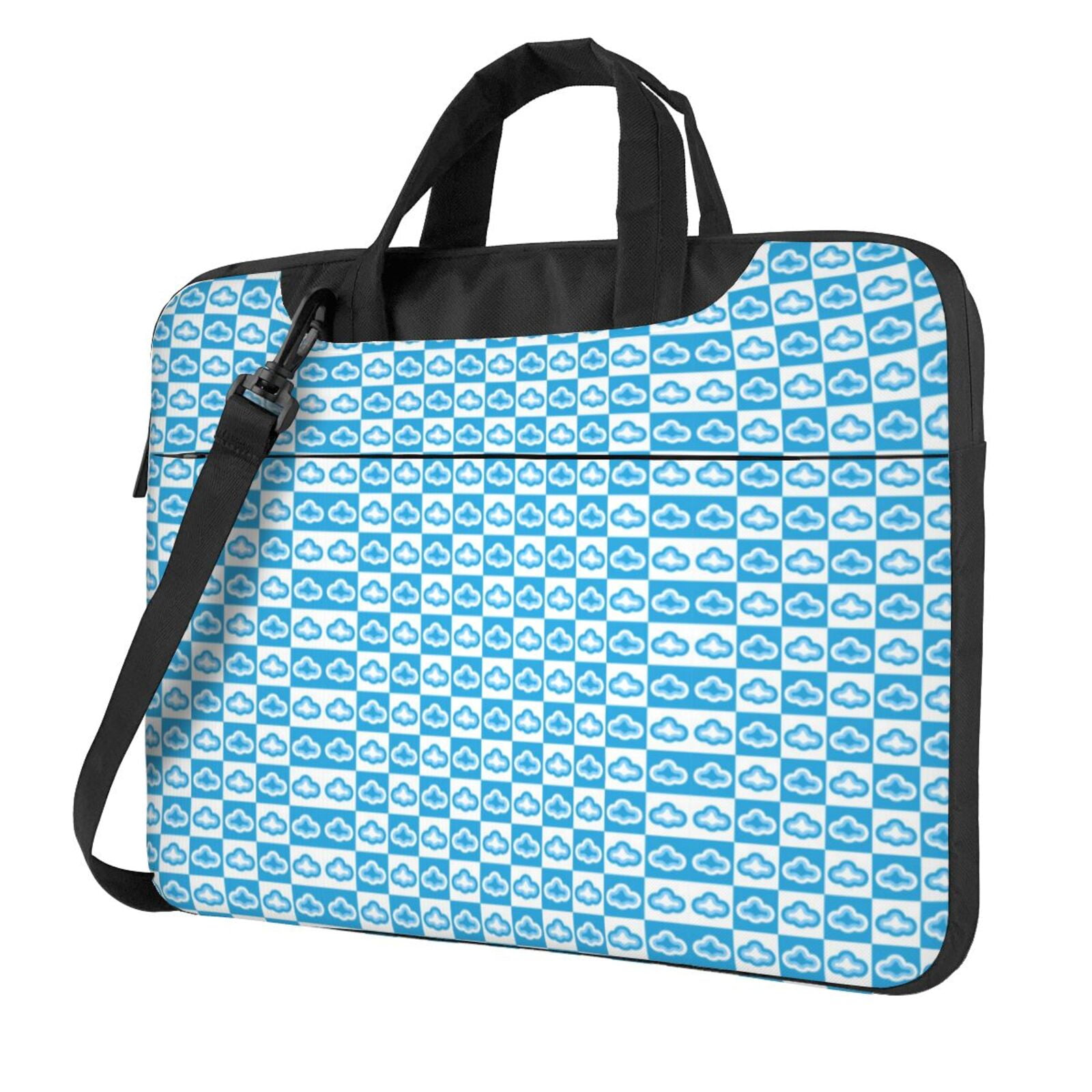 Blue White Cloud Laptop Bag, 13 inch Laptop or Tablet, Business Casual ...