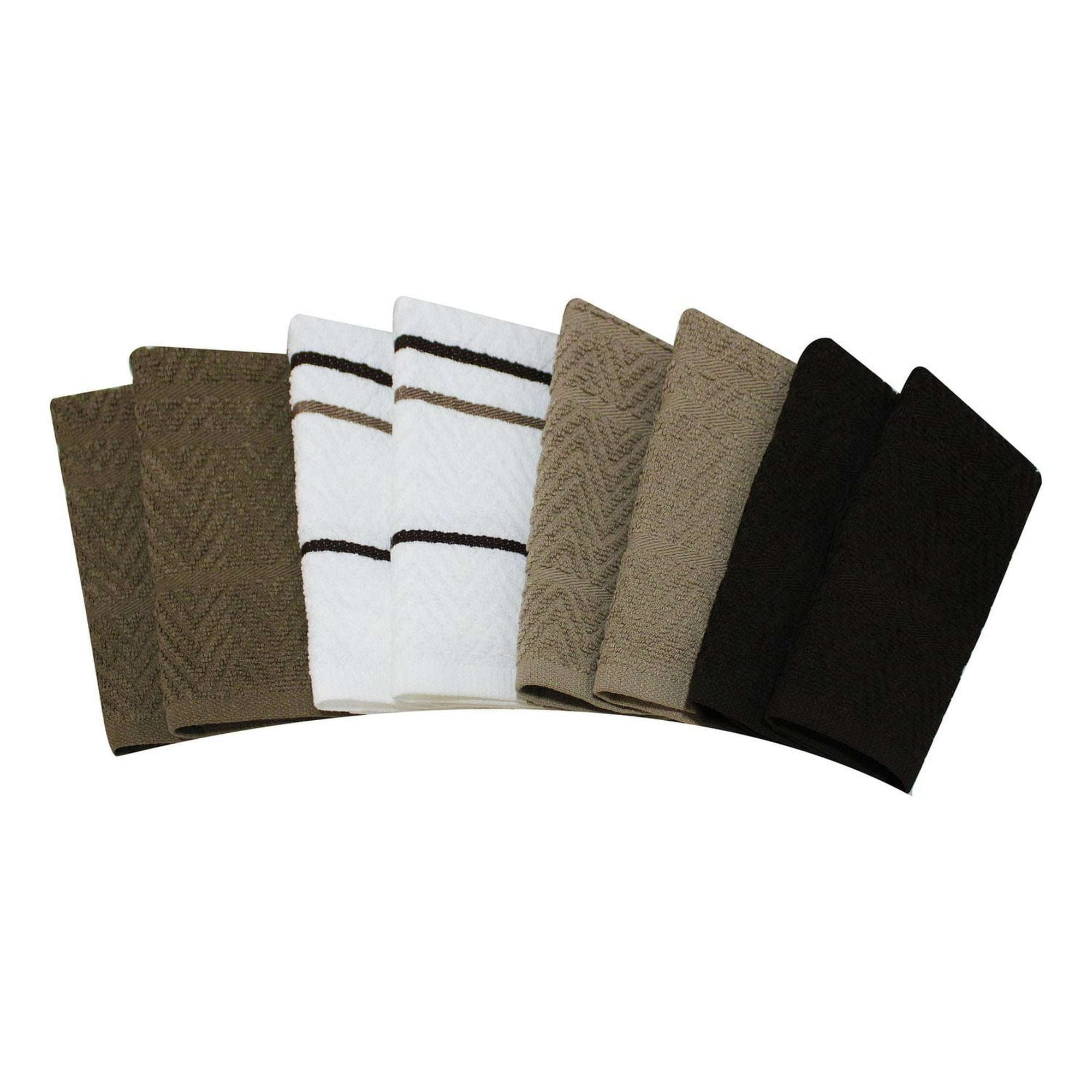 Click here for Mainstays Dish Cloth 8 Pack 12 In. X 12 In. (30.5... prices