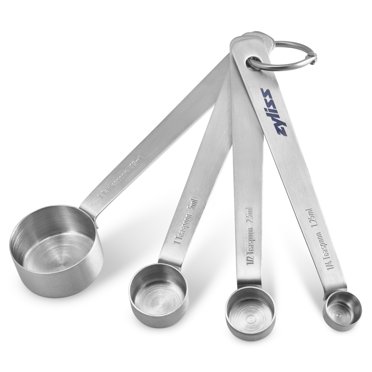 Lindy's 4-Pc Stainless Steel Measuring Scoop Set - Walmart.com