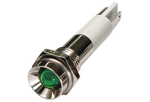 PilotLights 12 Volt DC Pilot Light, 10mm Panel Indicator Light - Red ...