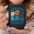 Hands In November We Wear Blue Diabetes Awareness Rainbow Coffee Mugs ...