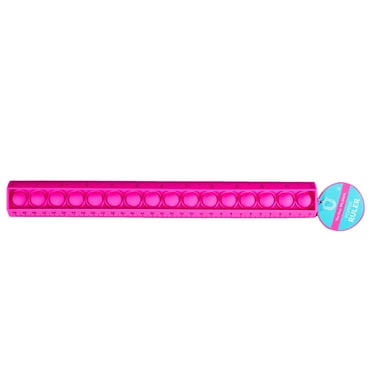 Pen + Gear Flexible Plastic 12" Metric Ruler, Pink - Walmart.com