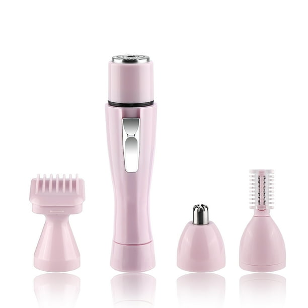 Bikini Trimmer Electric Women Shaver 4 in 1 Nose Trimmer Eyebrow ...