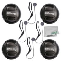 58mm Universal Snap-On Lens Cap For Canon EF-S 18-55mm f/3.5-5.6 IS SLR Lens + Cap Keeper ...