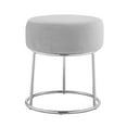 Linon Deselm Vanity Stool or Ottoman, Gray Velvet - Walmart.com