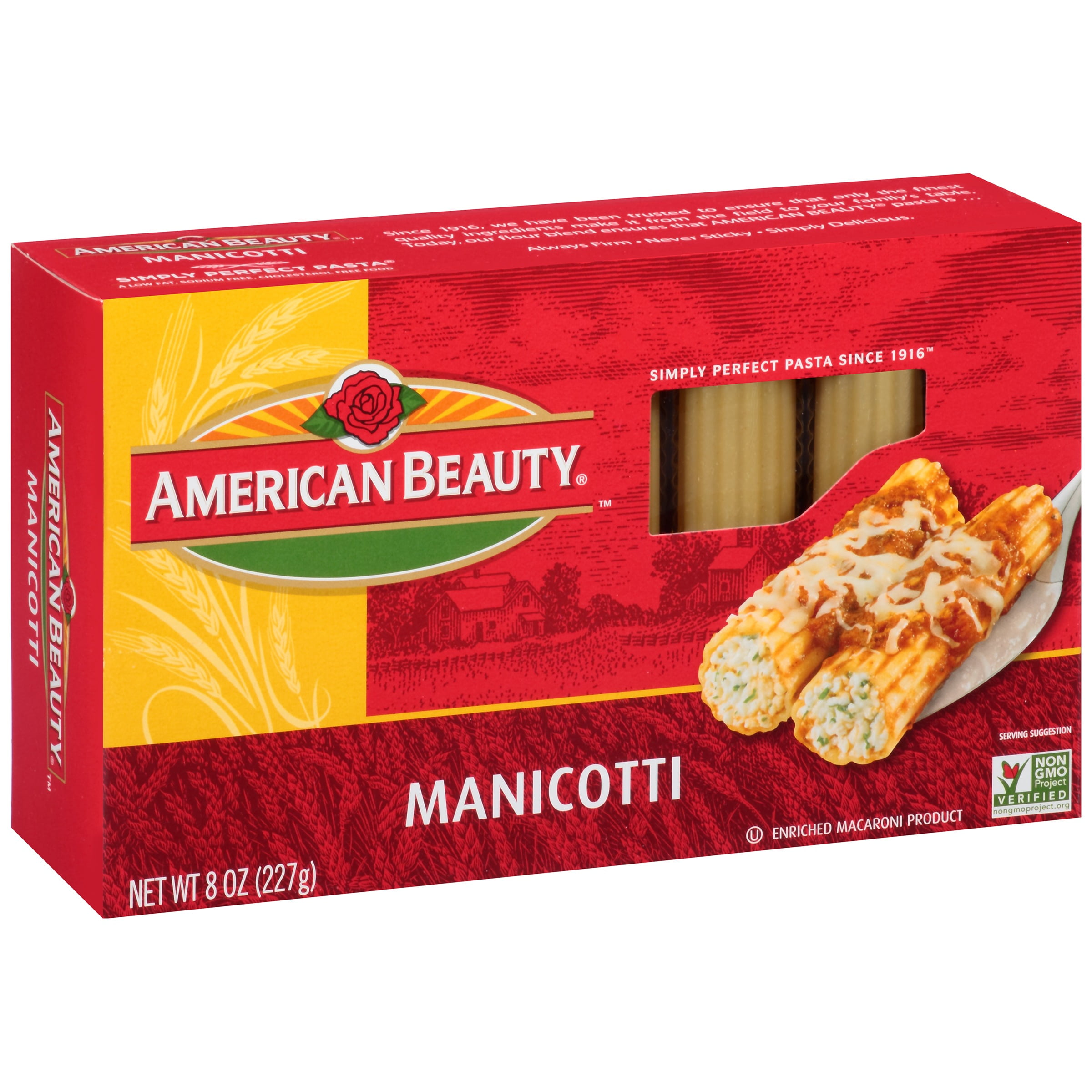 American Beauty Manicotti 8 Oz Box - Walmart.com