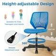 Costway Height-adjustable Ergonomic Kids Desk Chair with Universal ...