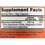 NOW Supplements, Magnesium 400 mg, Enzyme Function*, Nervous System ...