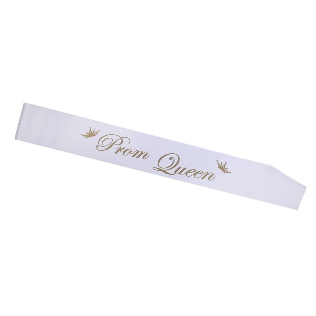 Prom King And Queen Sash