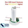 National Artcraft Versatile Battery-Operated LED Light Insert - (1/Pack ...