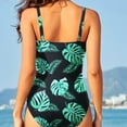 DJskiyers Womens Monokini Swimsuits One Piece Swimsuits Tummy Control Bathing Suit Ruched Swim ...