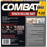 Combat Max Large Roach Killing Bait Stations, Child-resistant, 8 Count ...