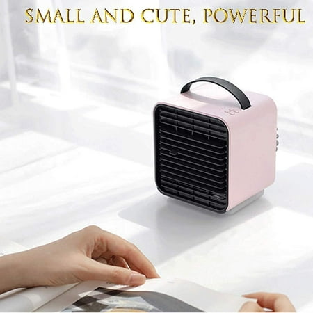 Mini Fan Small Rechargeable Electric Air Conditioning Fan, Small PTC ...