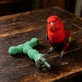 T-Shaped Parrot Perch Grinding Stick Bird Cage Accessory with Powder ...