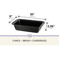 Alpine Cuisine Loaf Pan 8.5x4.5 Inch - Nonstick Coating Carbon Steel ...