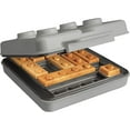 Building Brick Electric Waffle Maker - GREY - with 2 Construction ...