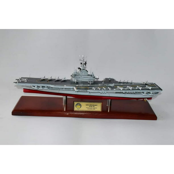 USS Oriskany CVA-34 Aircraft Carrier Model,Navy,Scale Model,Mahogany ...