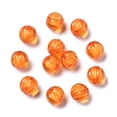 Autumn Theme Transparent Acrylic Beads Bead in Bead Round Pumpkin ...