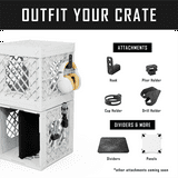 Ubecube UC01 Crate White - Collapsible, Omni Stackable, Modular Crate System - Walmart.com