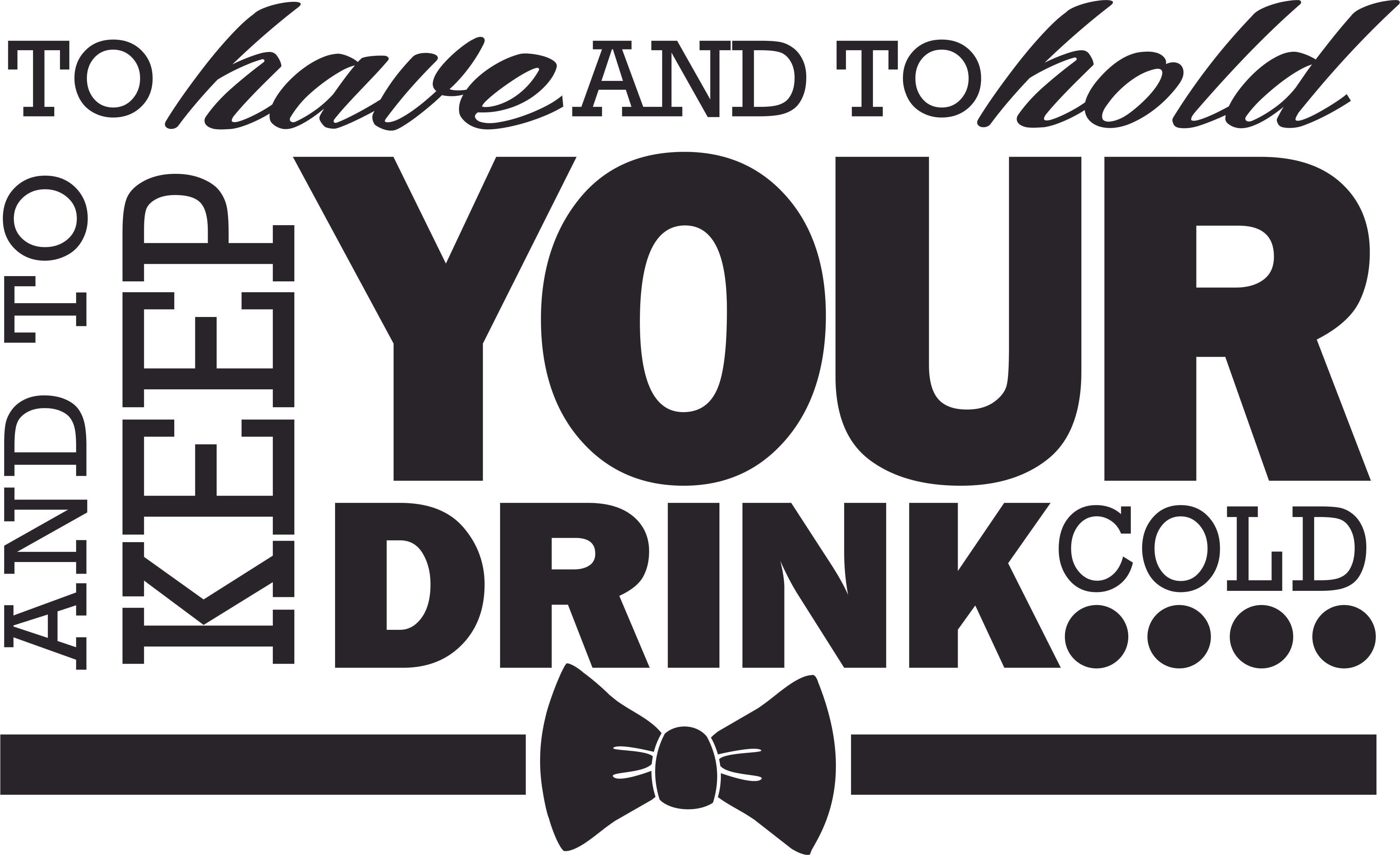 Keep Your Drink Cold Beer Quotes Customized Wall Decal - Custom Vinyl ...