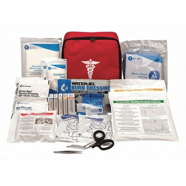 Pac-Kit All Terrain First Aid Kit, 112 Pieces, Ballistic Nylon, Red ...