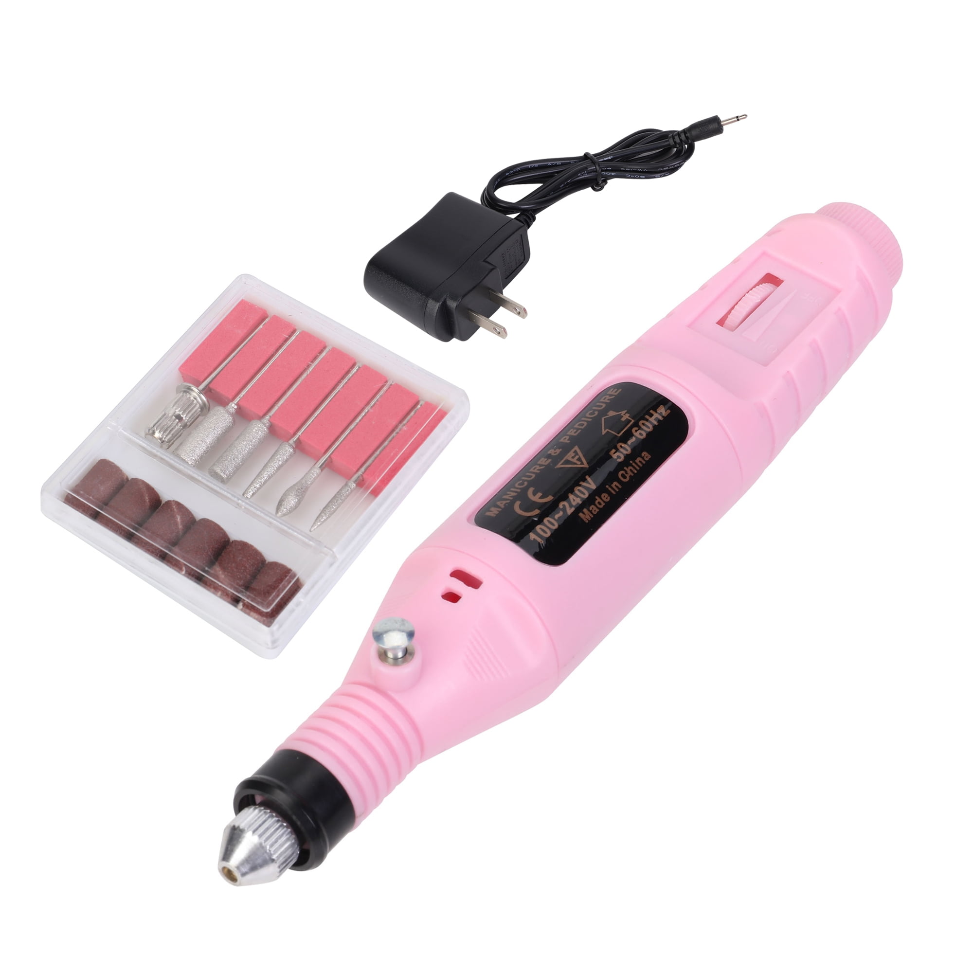 SHCKE Electrical File Nail Drill Kit Portable File Manicure Pedicure ...