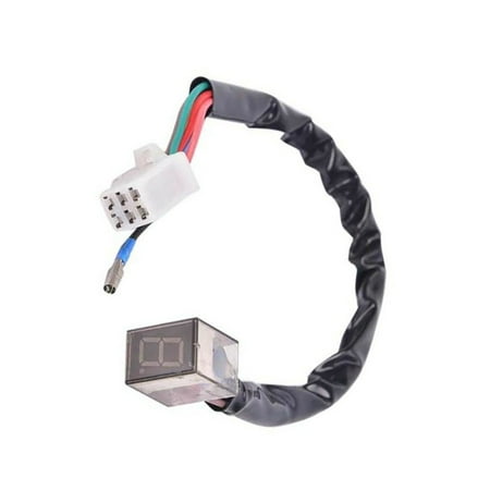 Smilepp Universal Motorcycle Digital LED Display Gear Indicator ...