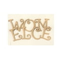"Awesome Life Craft Unfinished Wood MDF Letters, Curlz Monogram N, 3 ...