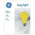 GE 60-Watt A19 Outdoor Bug Light Bulbs, Porch Use, 2-Pack - Walmart.com