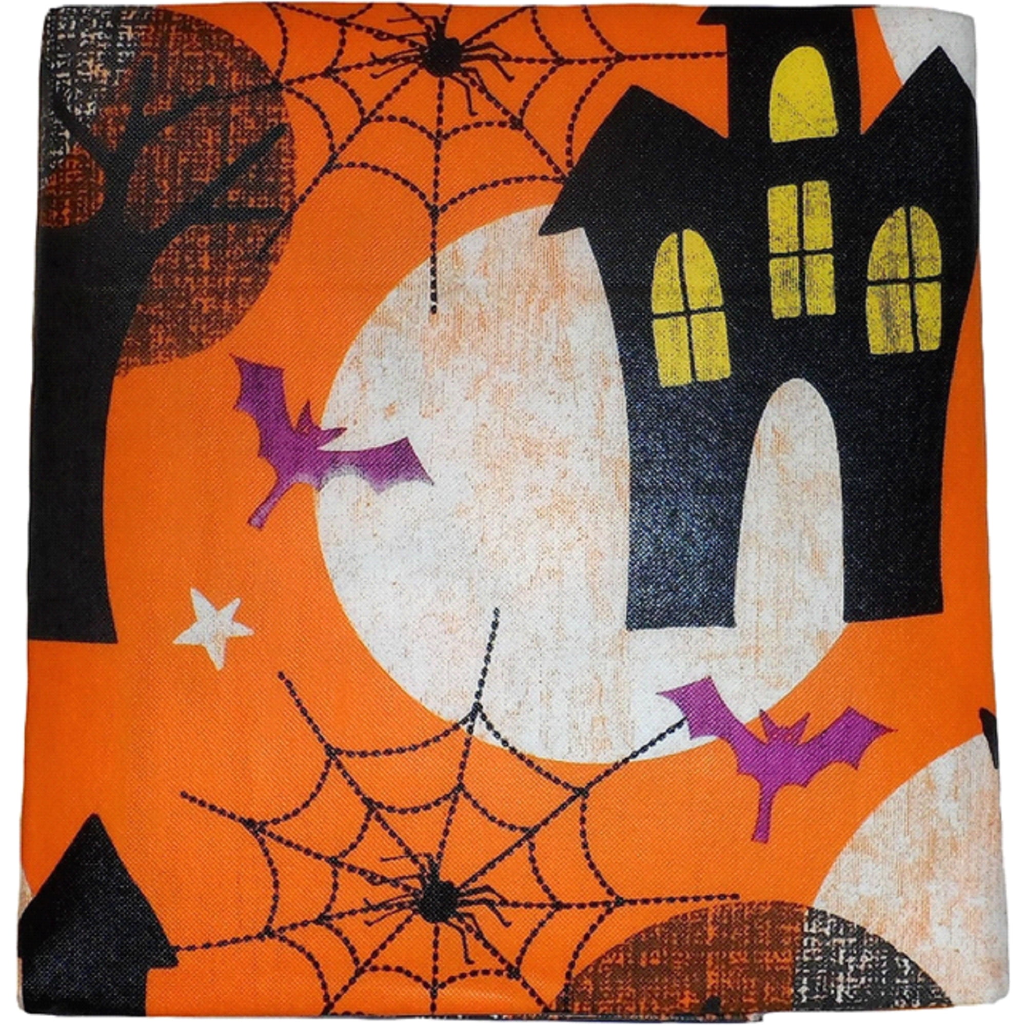 Halloween Vinyl Ghosts and Bats Tablecloth - 62"x70" - Walmart.com