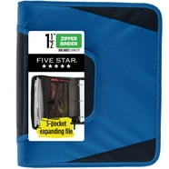 "Five Star 2"" Carry Zip Sewn Zipper Binder with Expansion Panel in ...