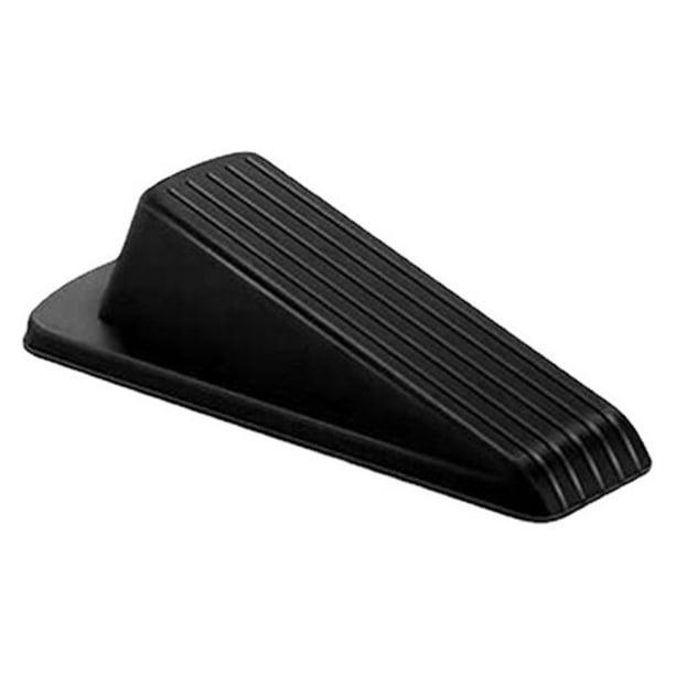 Door Stop Wedge Jam Closer Rubber Stopper Black - Walmart.ca