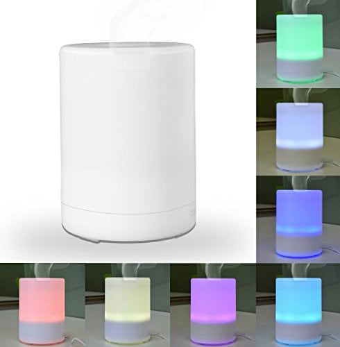 Essential Oil Diffuser with 4 Timer Settings & 7 Color Light Options ...