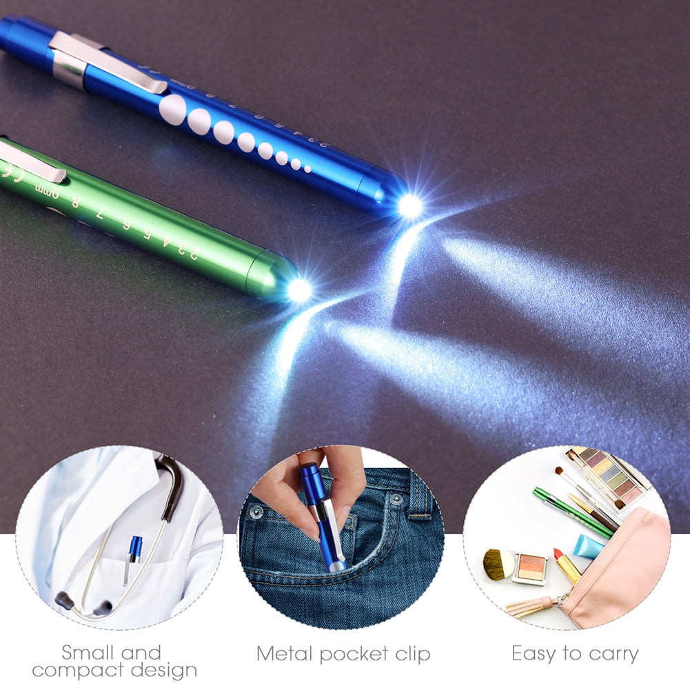 Farfi Portable Medical First Aid LED Pen Light Flashlight Torch Lamp ...