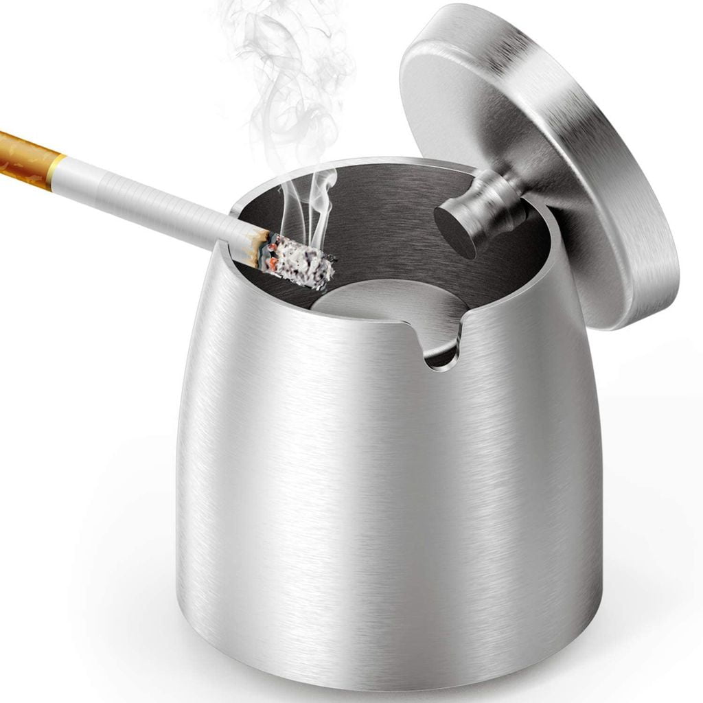 Click here for Mfg2020 Ashtray For Outside With Lid Stainless Ste... prices
