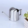 small flower pots pot shelf Watering Can Solid Stainless Steel Pot Long ...