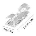 Blaxill Self-Adhesive Cable Organizer Clips 20 Pack | Transparent Gel ...