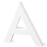 8 Pack: 5.5" White MDF Letter by Make Market - Walmart.com