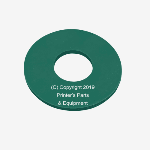 Flat Rubber Disc for Heidelberg 1 1/4" x 1/2" x 2mm / 31.8 x 12.7 x 2mm ...