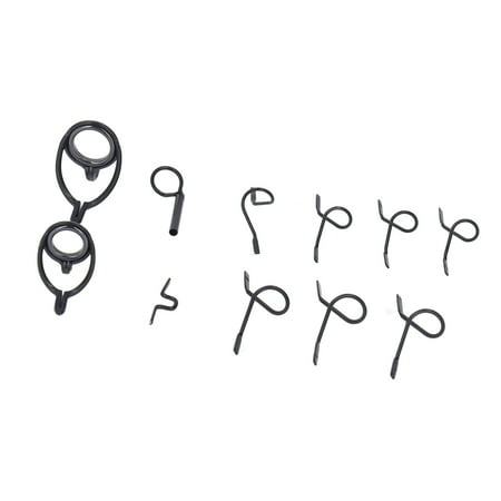 Fishing Rod Eye Guide Suit, Stainless Steel Fishing Rod Tip Repair Kit ...